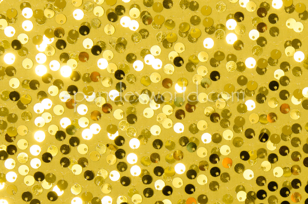 Stretch Sequins (Yellow/Gold)