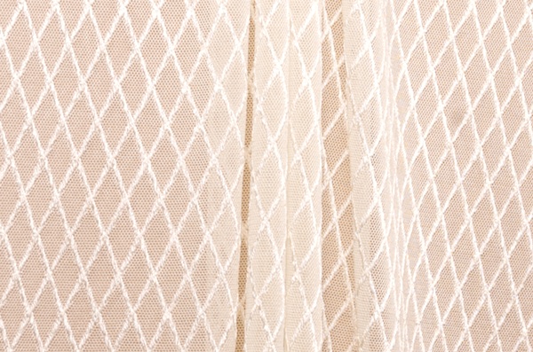Glitter/Pattern Mesh (Light Cream)