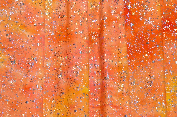 Pattern/Abstract Hologram (Orange Tie Dye/Sil