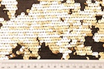 Stretch Sequins (Matte Black/Matte Gold)