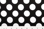 Printed Polka Dots (Black/White)