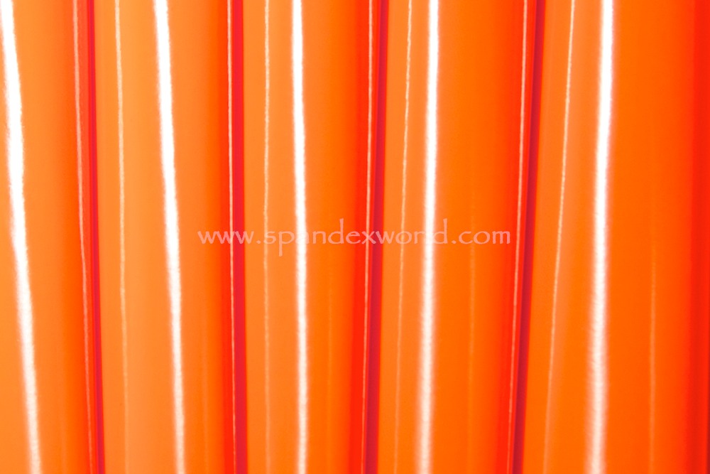 4 Way Stretch Vinyl - Shiny (Neon Orange) | Spandex World