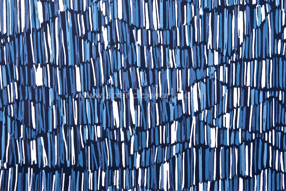 Abstract Print (Navy/Periwinkle/Multi)